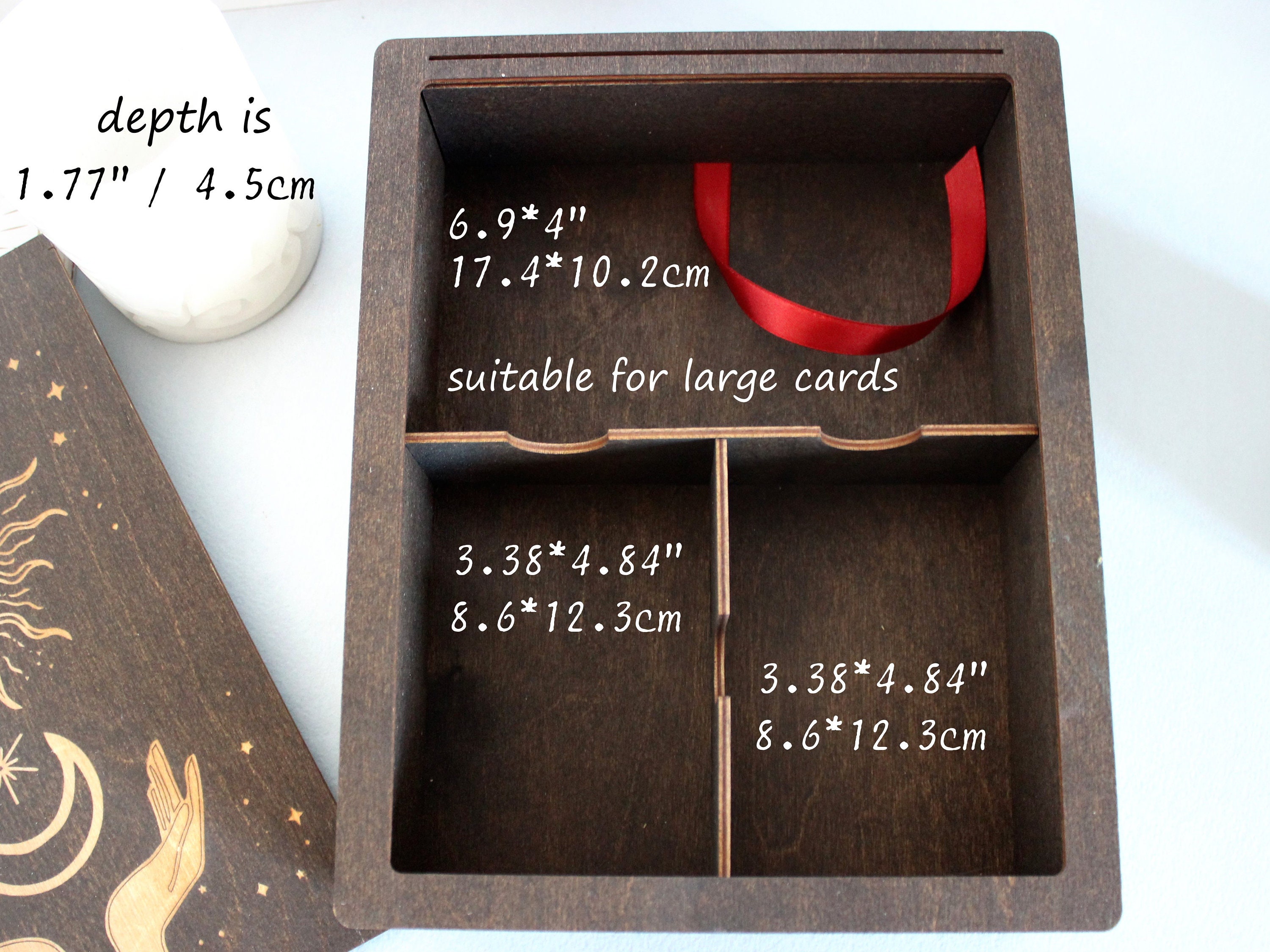 Large Altar Box for Mulltiple Tarot Decks / Wiccan Supplies / - Etsy