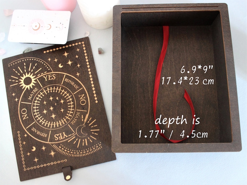 Largest Tarot Box for Multiple Tarot Card Decks Storage With - Etsy
