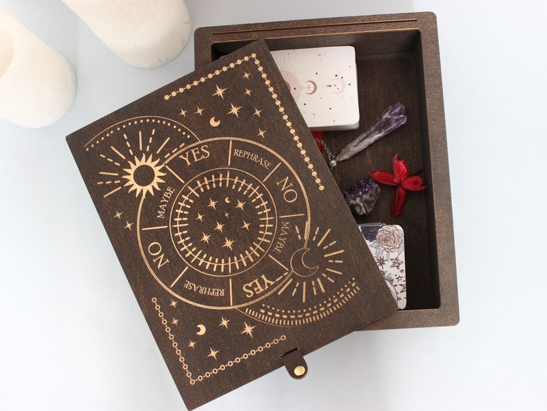 Largest Tarot Box for Multiple Tarot Card Decks Storage With - Etsy UK
