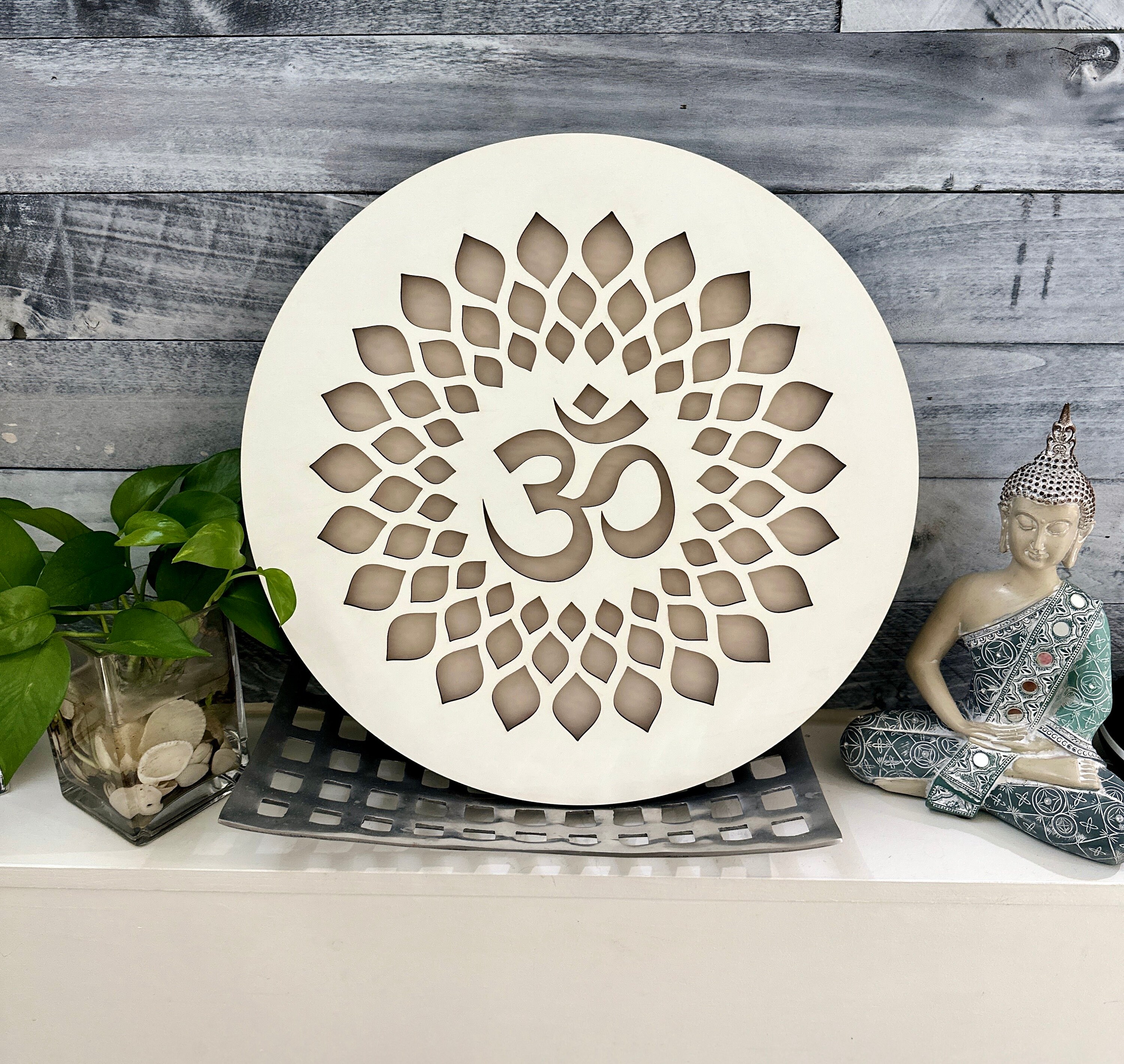 SHIVA Led Sign Shiv Lotus Temple Shiva Mandir Decoration Temple Decor ...