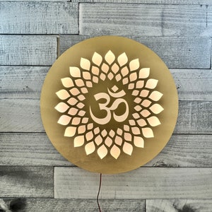 SHIVA Led Sign Shiv Lotus Temple Shiva Mandir Decoration Temple Decor ...