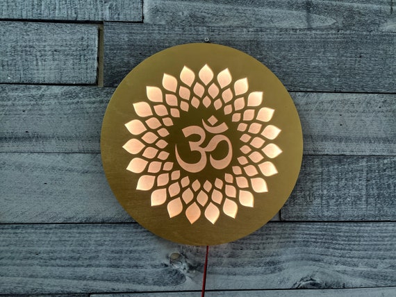 SHIVA Led Sign Shiv Lotus Temple Shiva Mandir Decoration. - Etsy