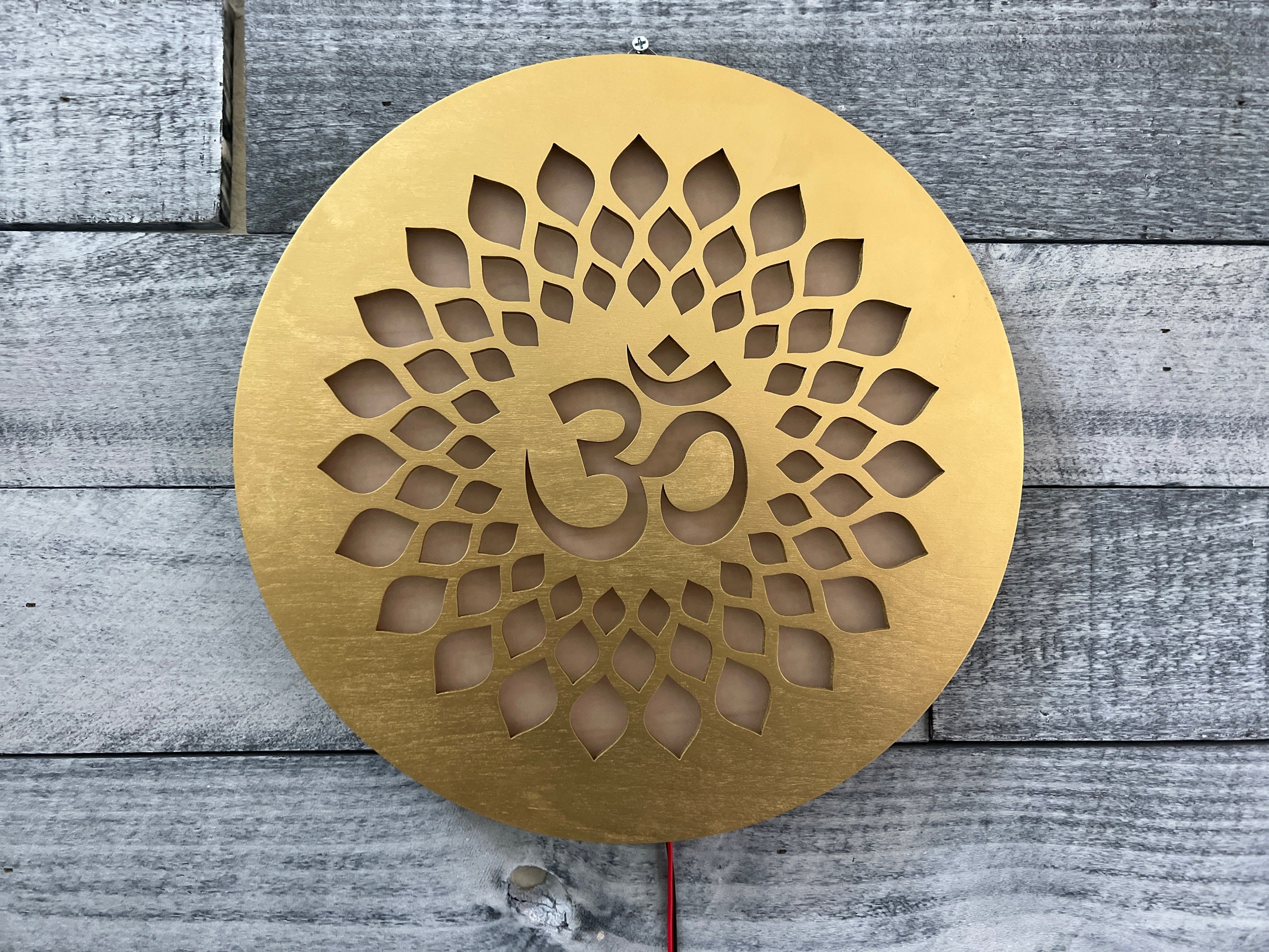 SHIVA Led Sign Shiv Lotus Temple Shiva Mandir Decoration. - Etsy