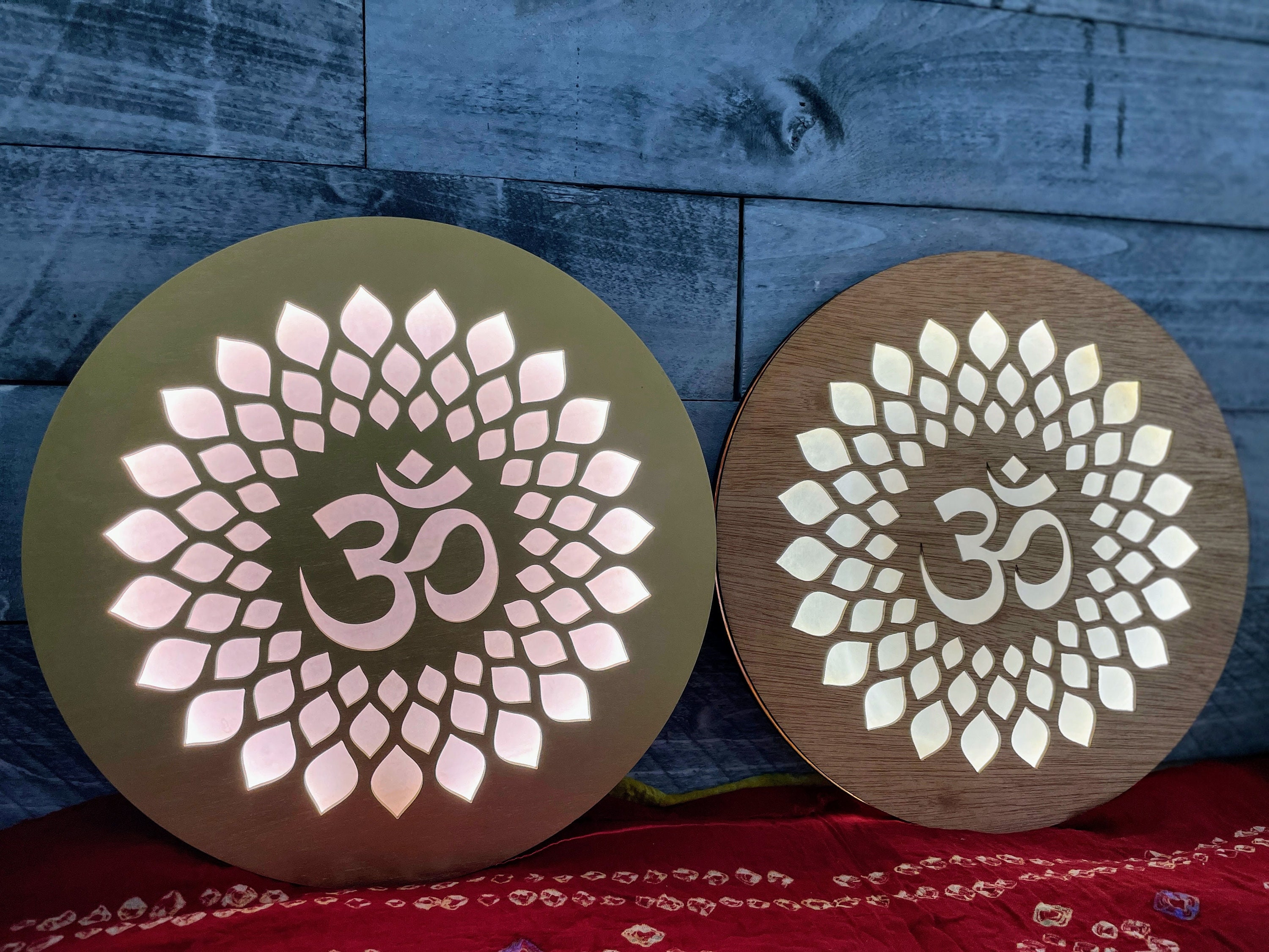 SHIVA Led Sign Shiv Lotus Temple Shiva Mandir Decoration. - Etsy