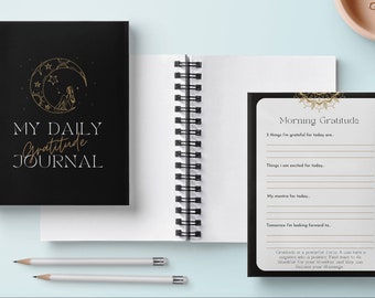 Gratitude Journal Digital Download Printable Daily Journal - Etsy