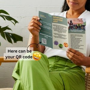 Trifold Custom Doterra Flyer, Essential Oils Flyer, Wellness Advocate ...