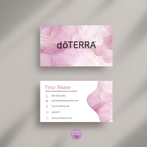 Doterra Business Cards Custom Doterra Business Card - Etsy