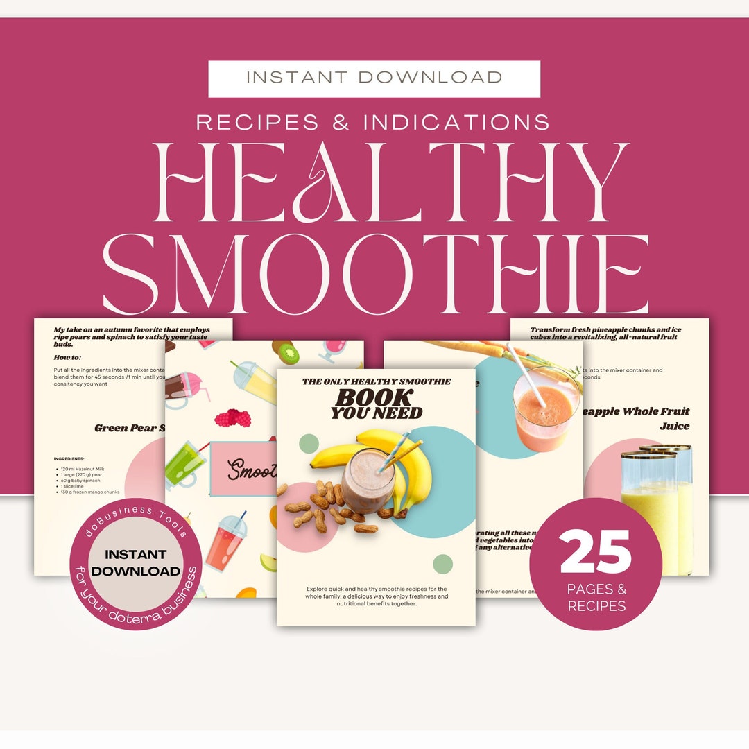 The Only Healthy Smoothie Book You Need | Healthy Drinks | Weight Loss ...