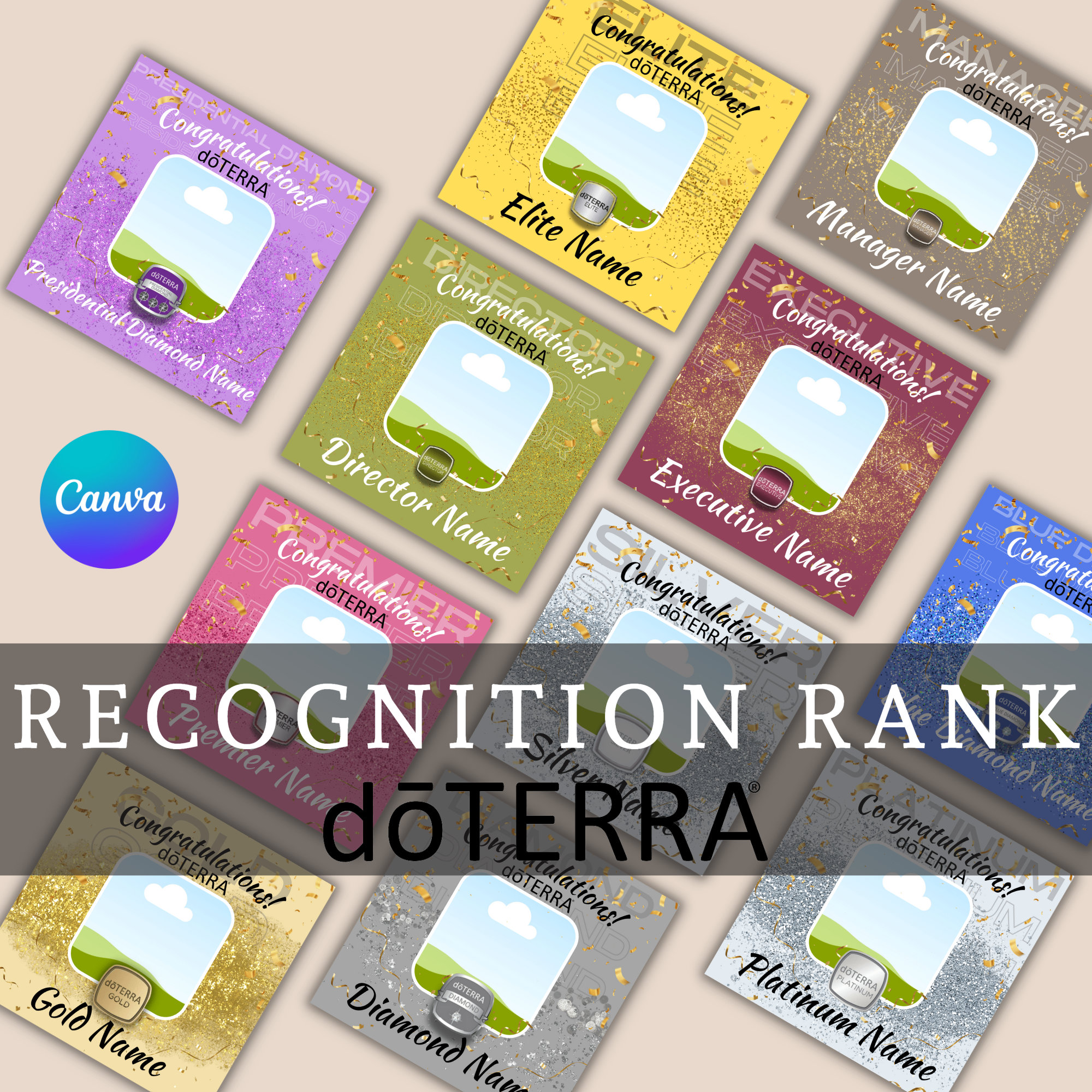 Doterra Rank Recognition Template Doterra Essential Oils Doterra Rank ...