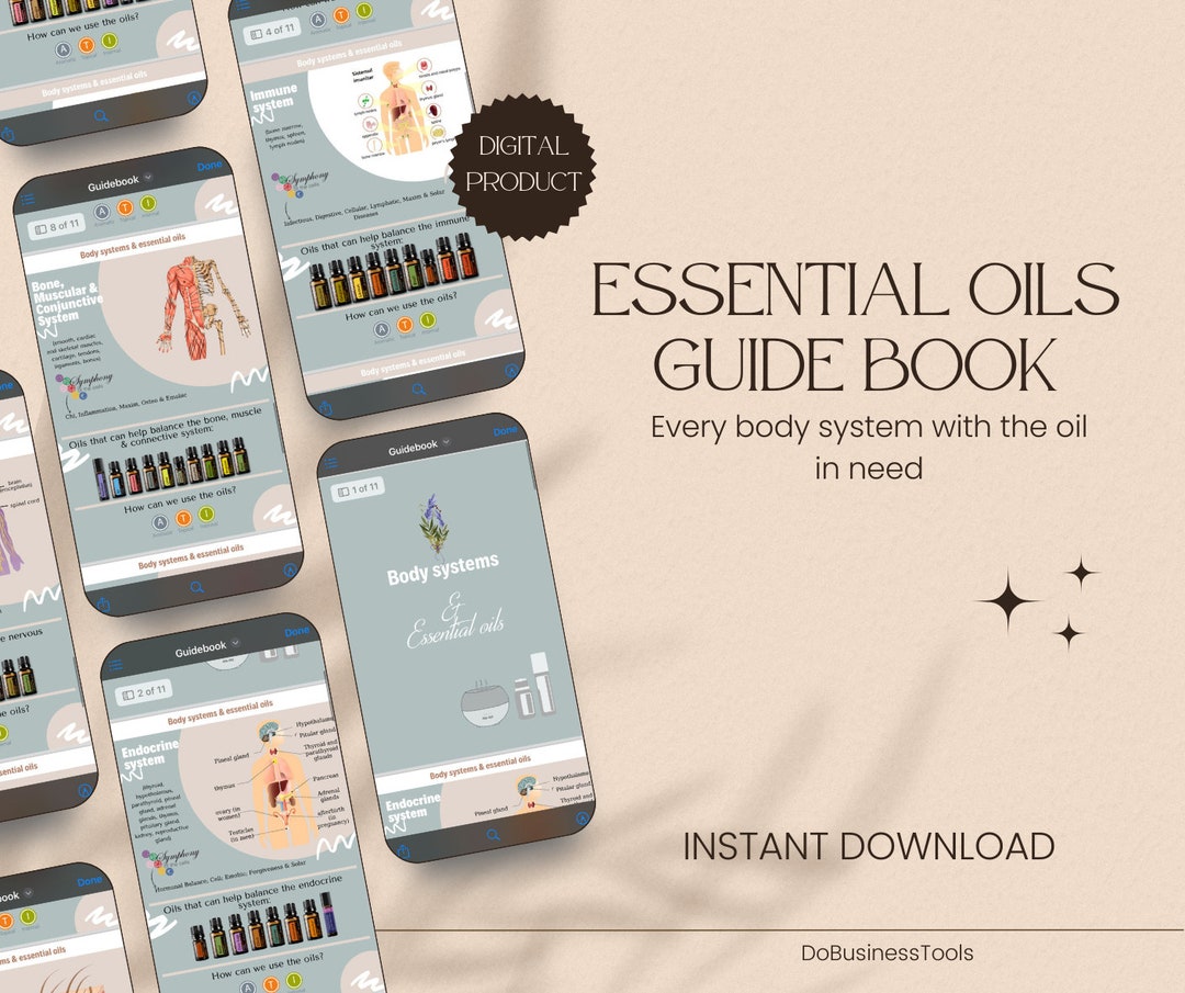 Doterra Essential Oils Guide Book | Guide Book for Oils | Body Systems ...