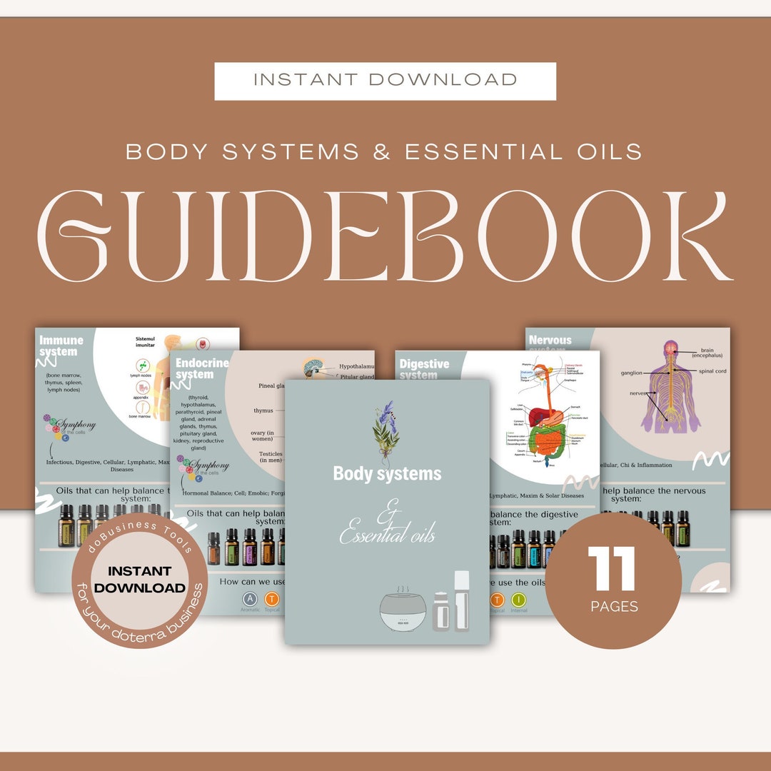 Guide Book | Body Systems & Essential Oils | Instant Download | Ebook ...