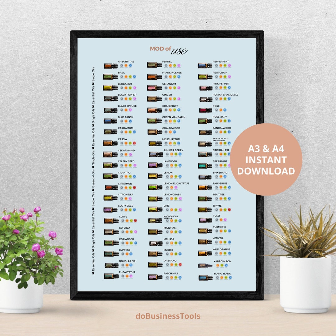 Essential Oils Guide PDF | How to Use Doterra Oils | Printable ...