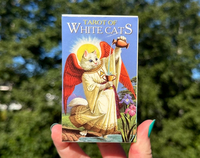 Tarot of White Cats Deck - Etsy
