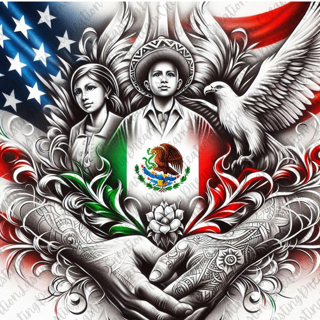 Unity PNG, Tumbler Wrap, Instant Download, Mexico, America, Wall Art - Etsy