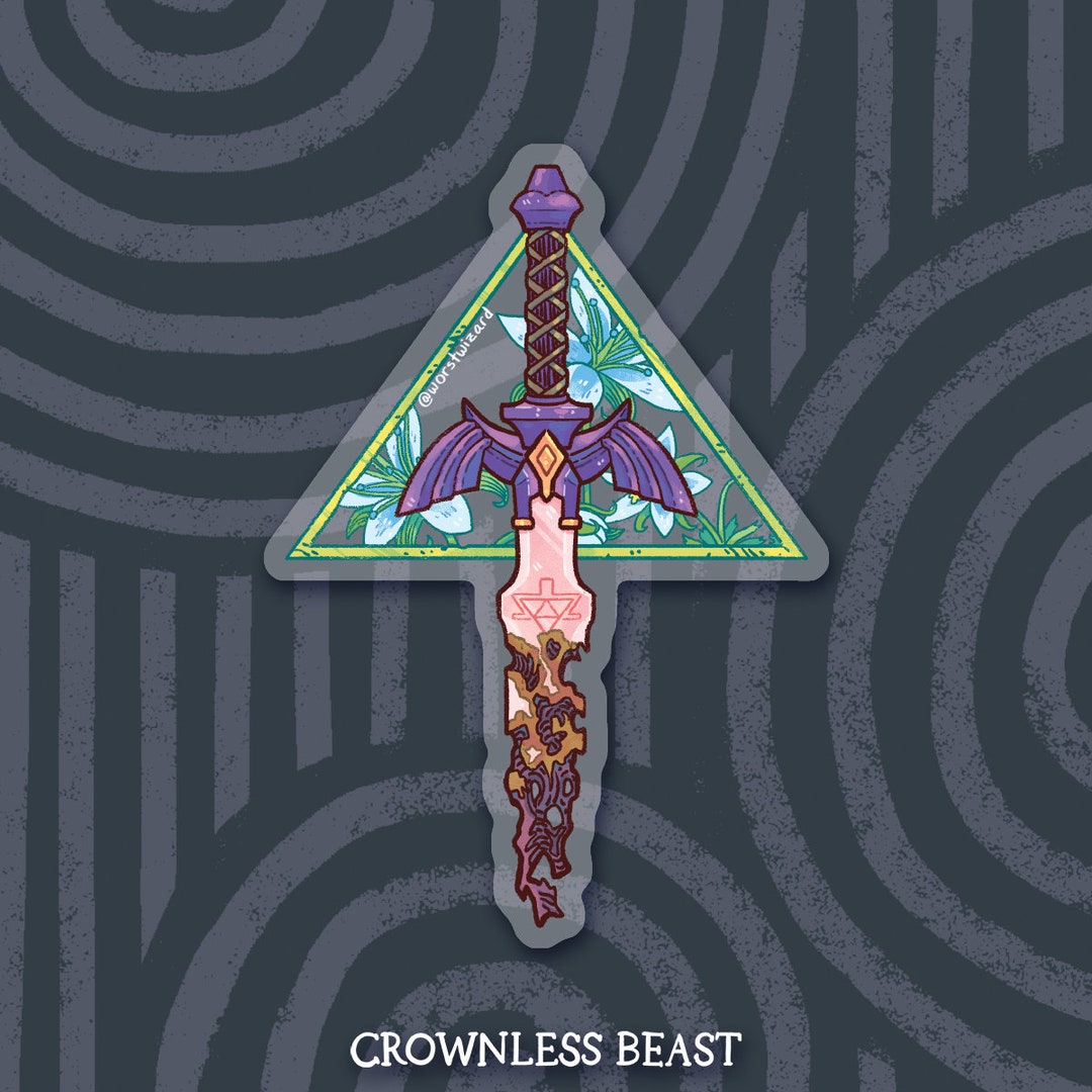 Broken Master Sword Sticker | Legend of Zelda Tears of the Kingdom ...