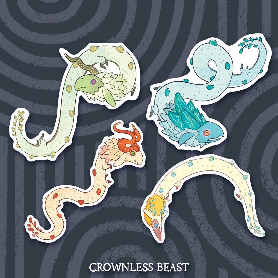 Roaming Dragons Sticker Pack - Etsy