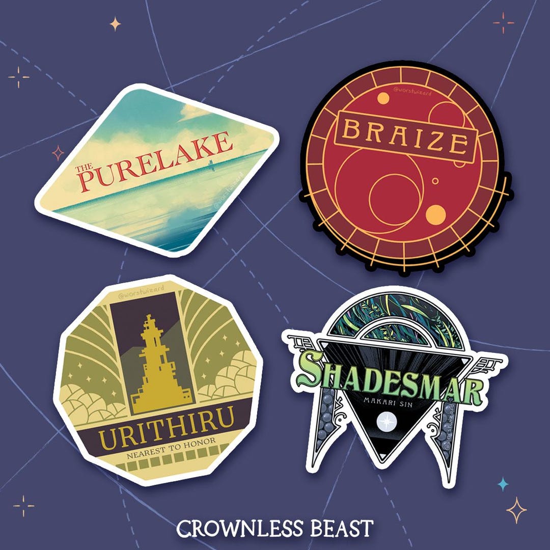 Stormlight Archive Travel Sticker Pack | Visit Scenic Roshar! Purelake ...