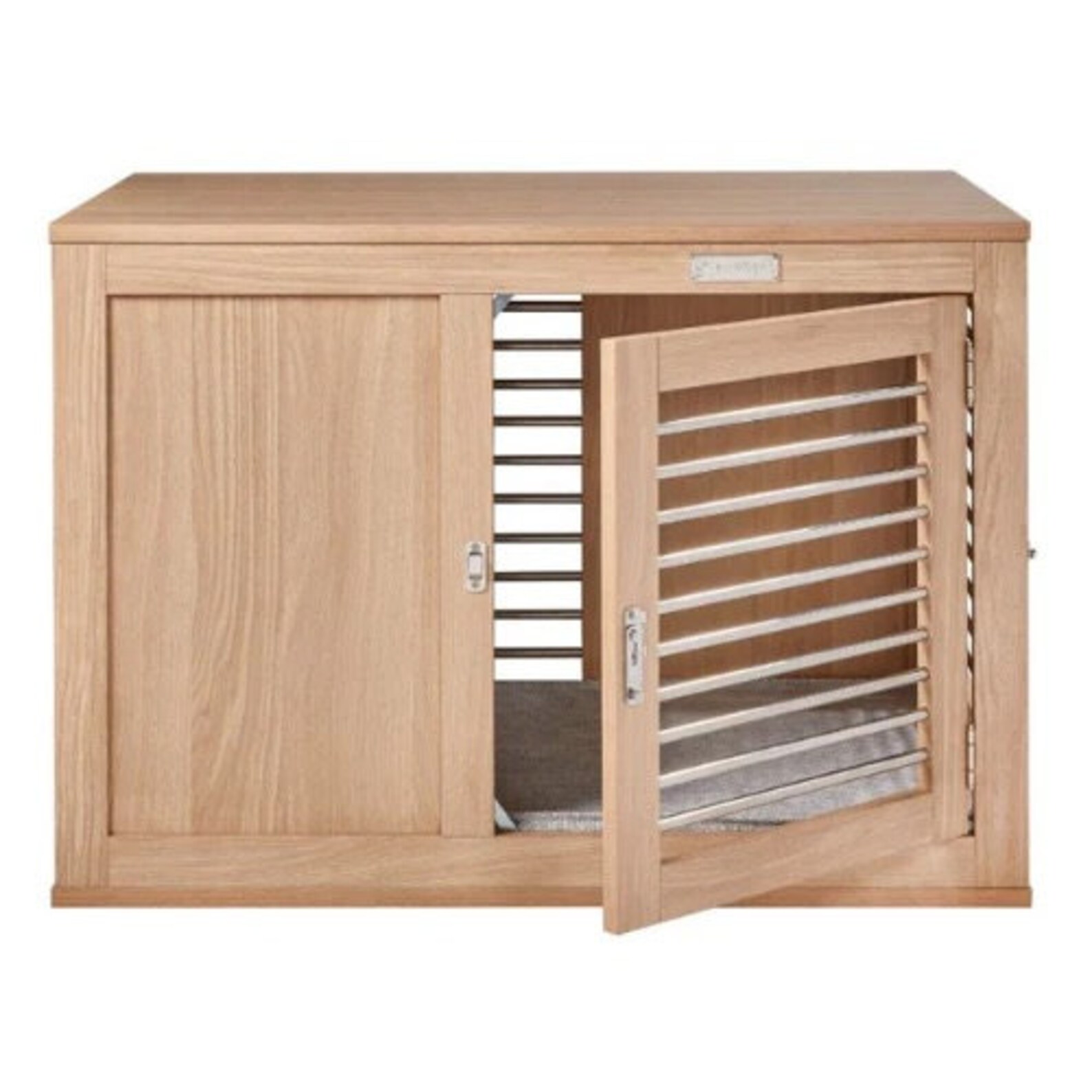 Taupe Butternut Dog Puppy Crate Kennel House Modern Stylish Pet Cage ...
