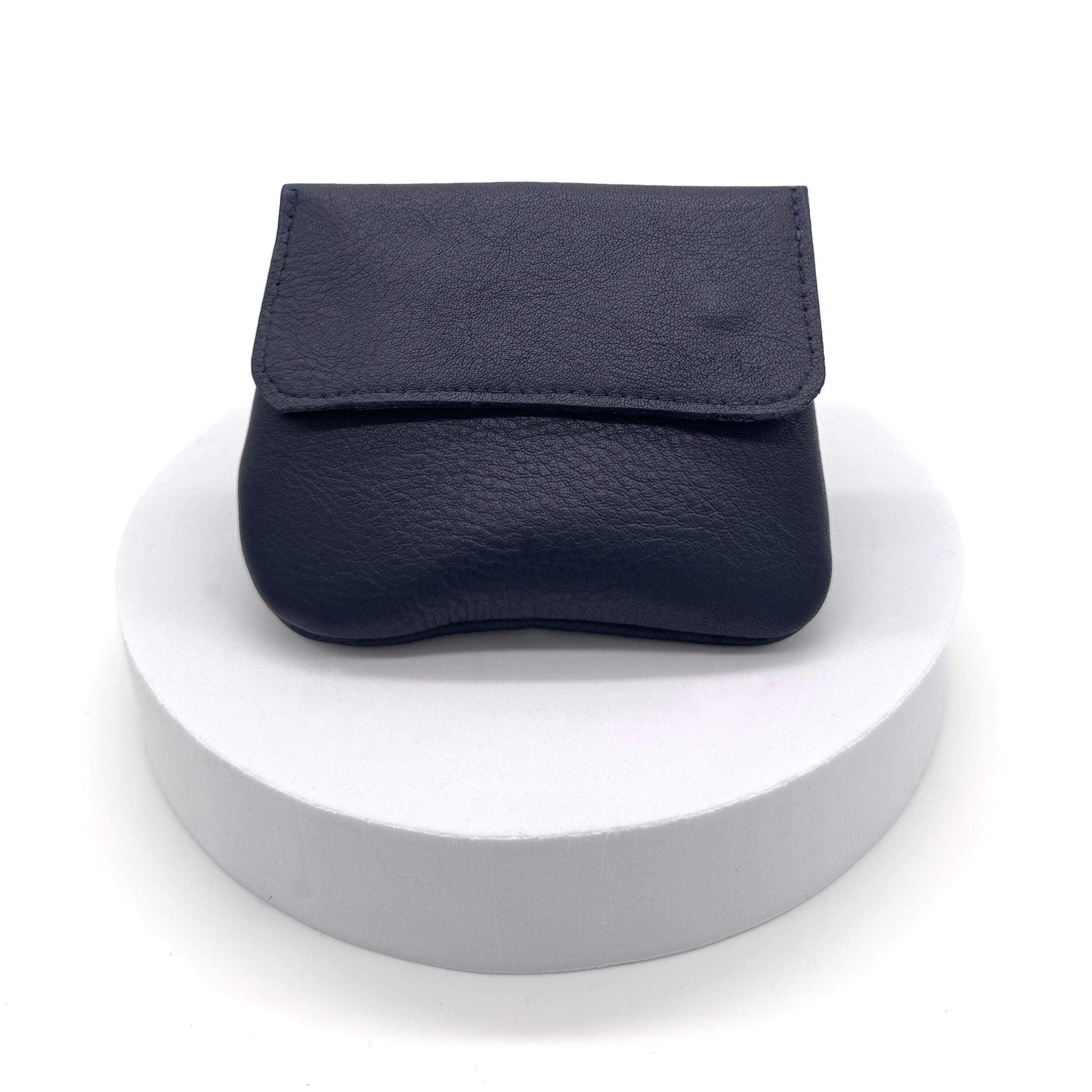 Genuine Leather Mini Coin Purse: Card Holder Wallet - Etsy
