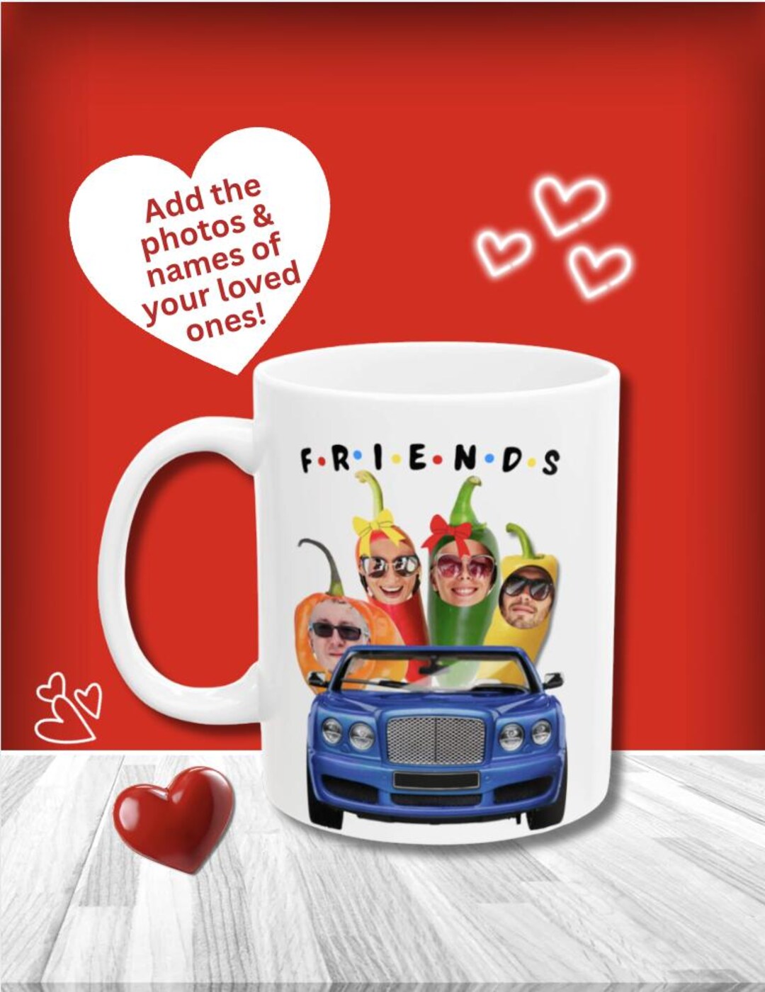 Personalized Gifts Best Friends Peppers Road Trip Mug With Photos ...