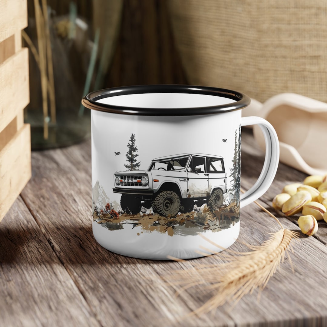 Personalized Ford Bronco Travel Mug: Tough 4x4 Overlander Camping Cup ...