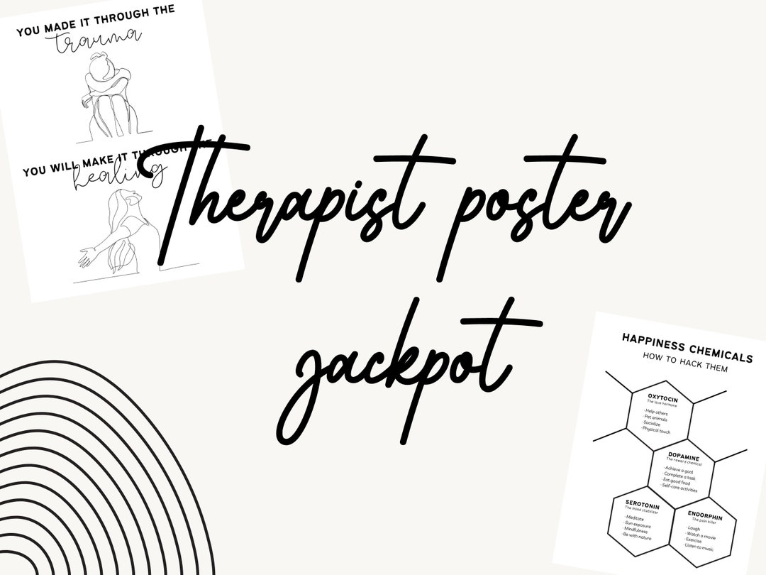 Educational Posters, Mental Health Counselor, Posters, Bundle ...