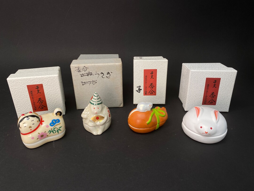 Japanese Zodiac Animal, Incense Container, Banko Ware, Zodiac Signs ...