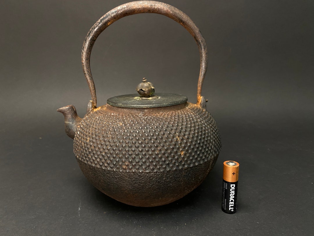 Japanese Tetsubin Big Size Large Cast Iron Kettle, Nanbu Tekki Teapot W6.75 Vtg, 3.3 Lbs - Etsy