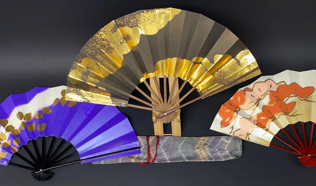 Japanese Folding Fan Traditional Sensu Dance Ougi Stand, Sensu Stand - Etsy