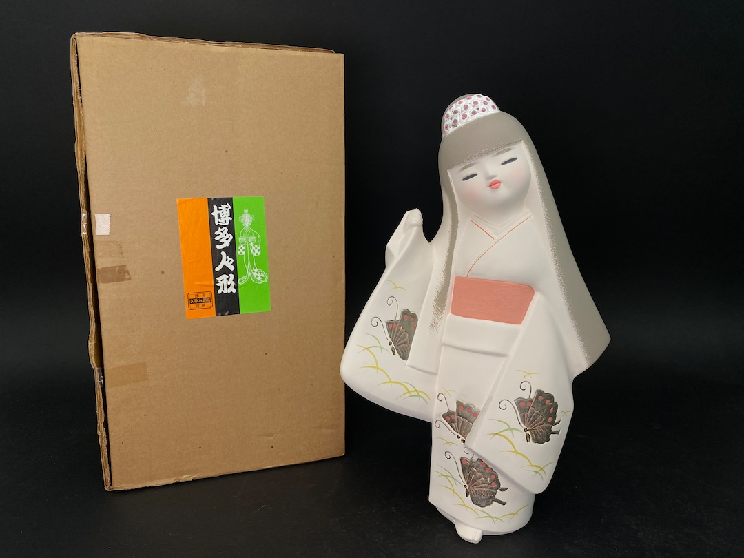 Hakata Doll Japanese Clay Doll Gift Kimono Girl Doll - Etsy