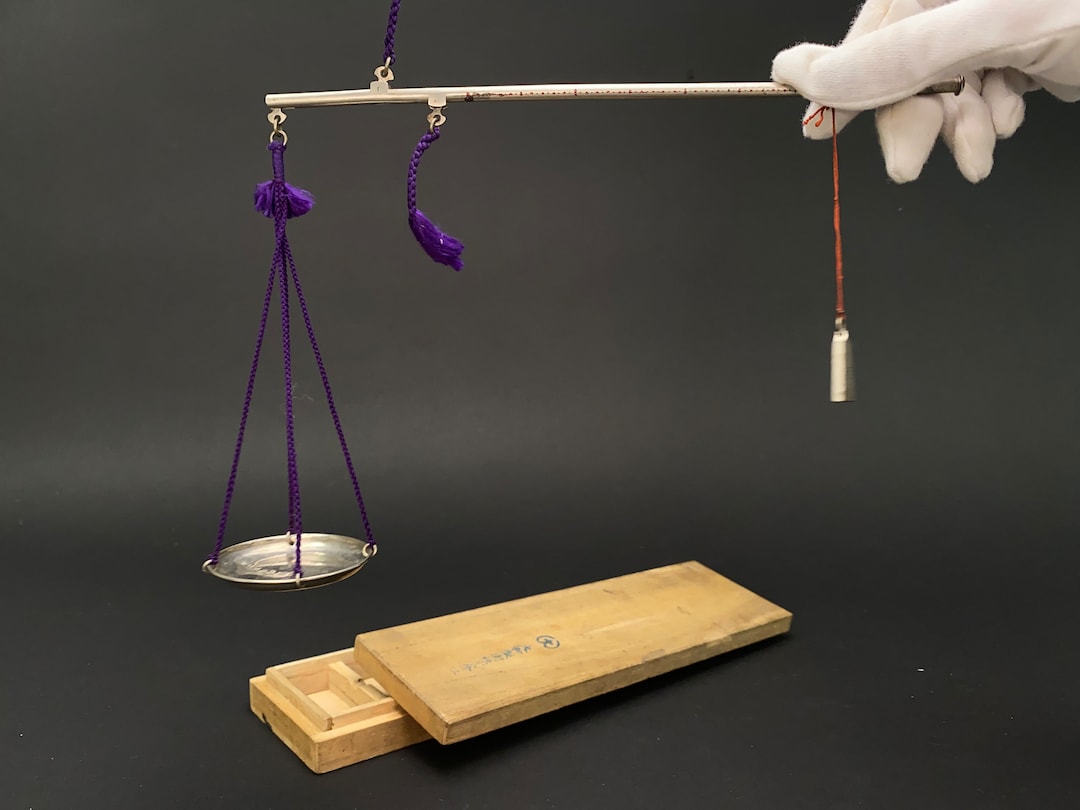 Japanese Antique Hakari Tenbin Balance Scale Meiji Era With Original ...