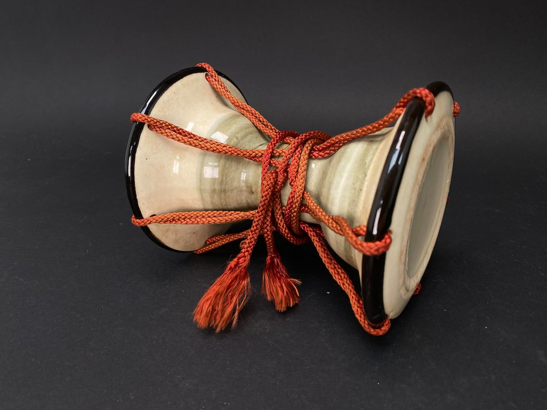 Japan Ceramic Daiko Traditional Drum, Replica Figurine, Taiko Maki-e ...