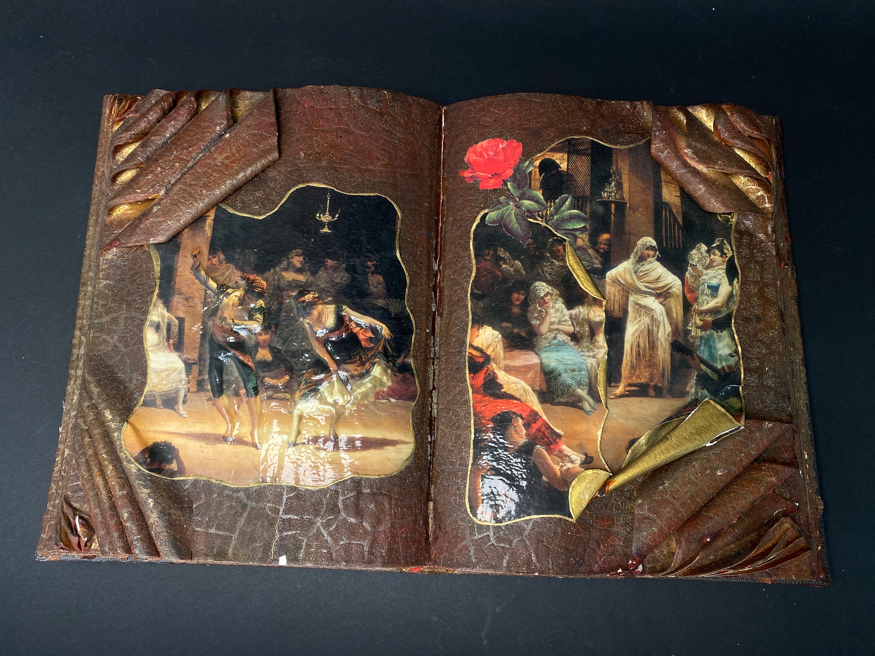Handcrafted Bible Story Scenes, Made From Book W/folding Design, Book ...