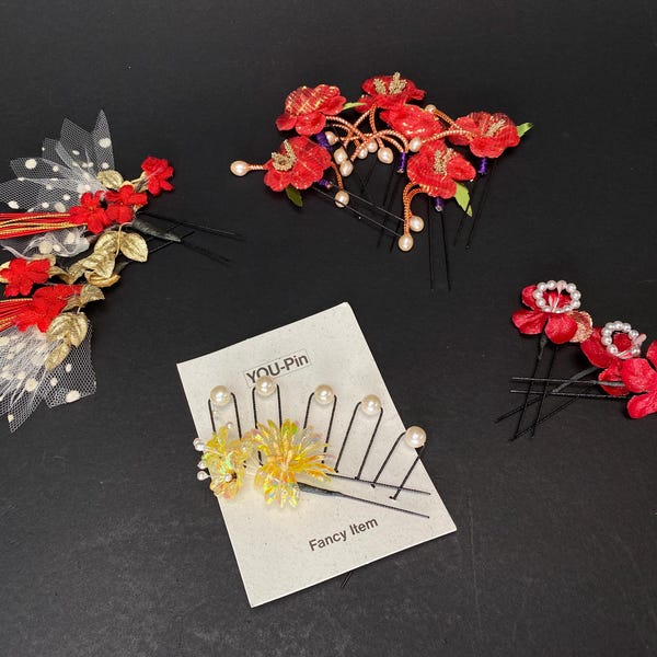 Traditional Japanese Hair Pins - Etsy