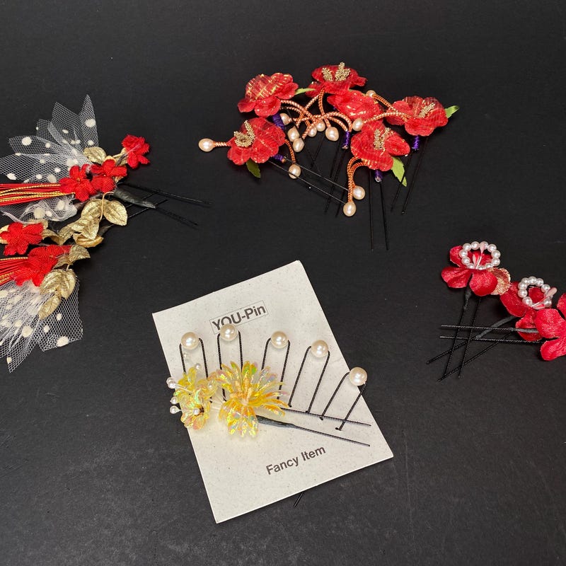 Traditional Japanese Hair Pins - Etsy