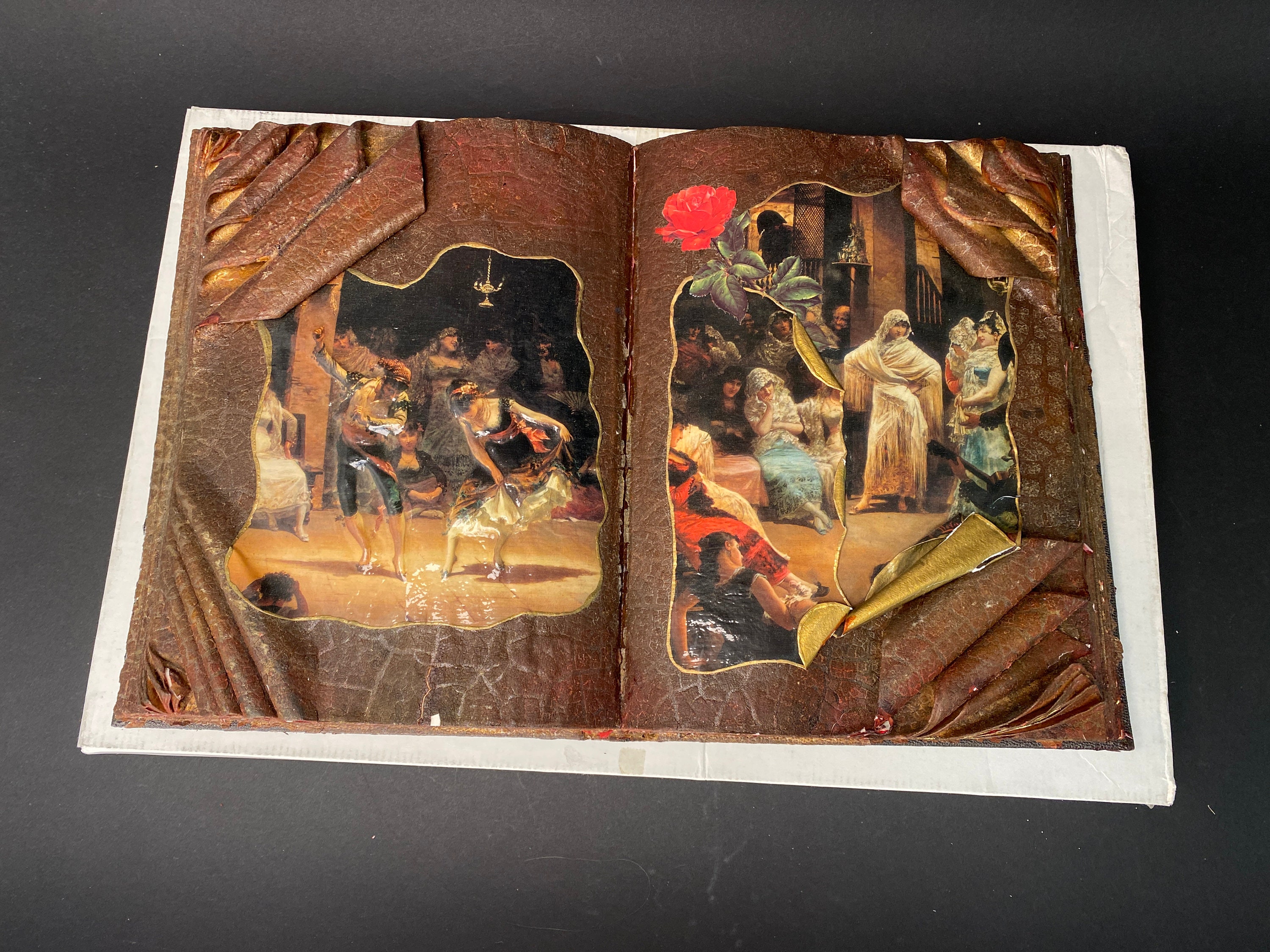 Handcrafted Bible Story Scenes, Made From Book W/folding Design, Book ...