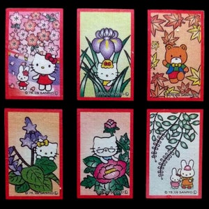 Hello Kitty Hanafuda Playing Card! Hana Asobi Arrange Patterns With ...