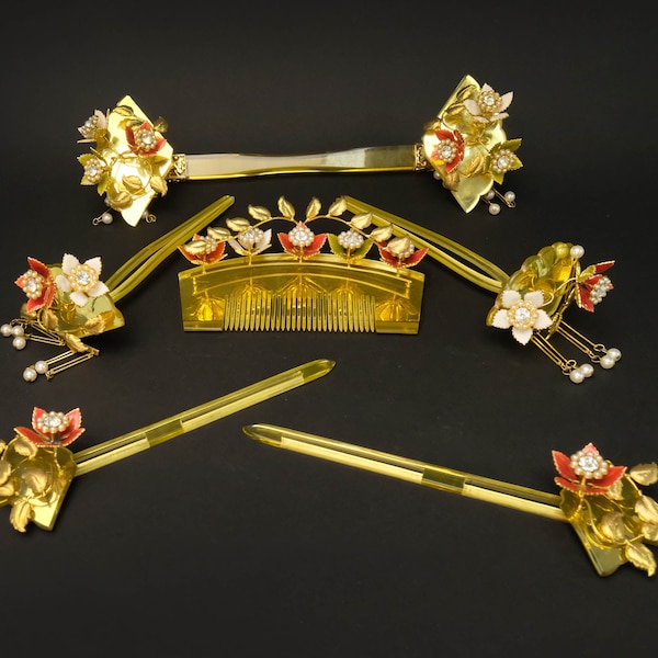 Geisha Hair Pins - Etsy