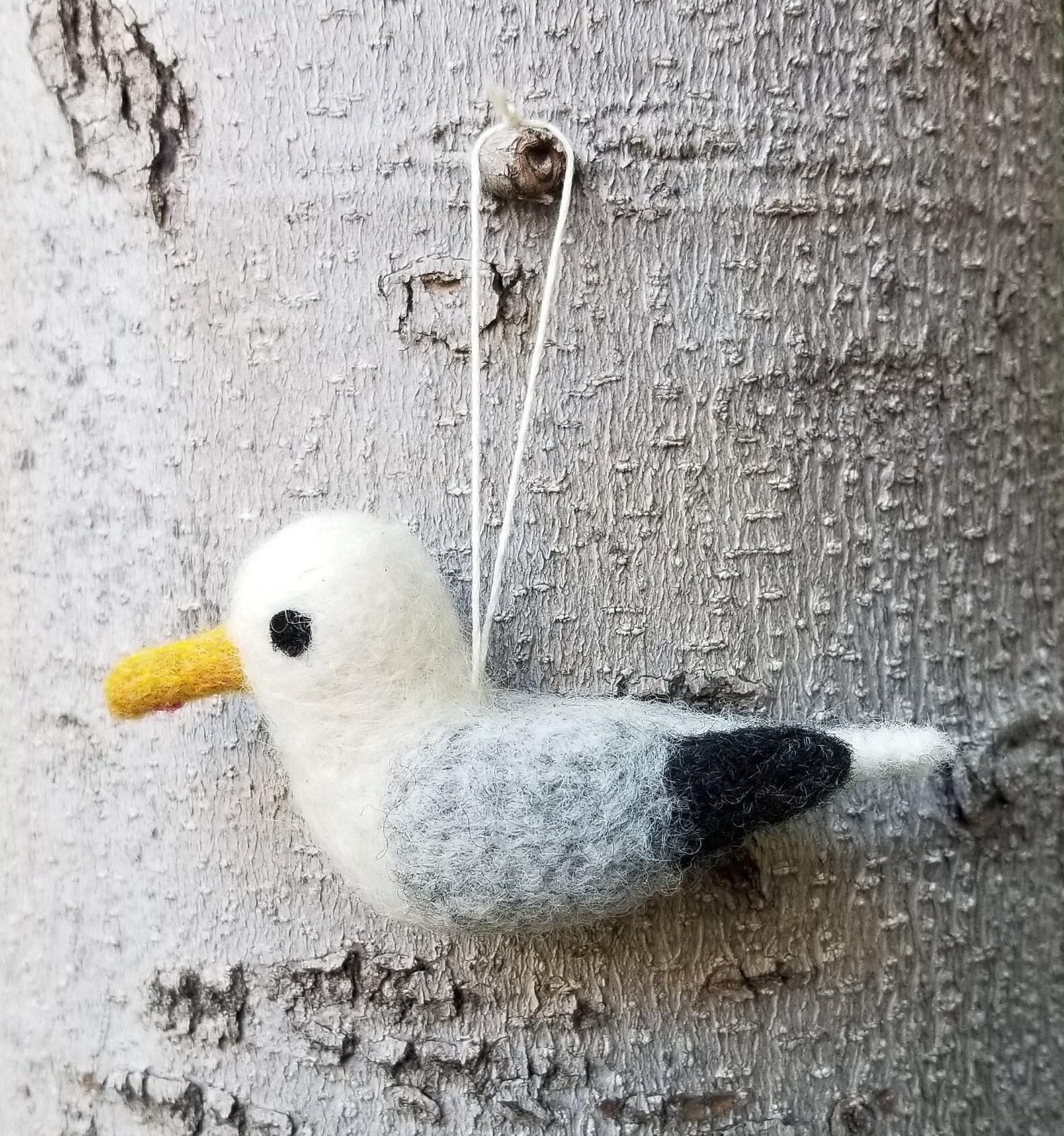 Seagull Ornament Needlefelt Seagull - Etsy