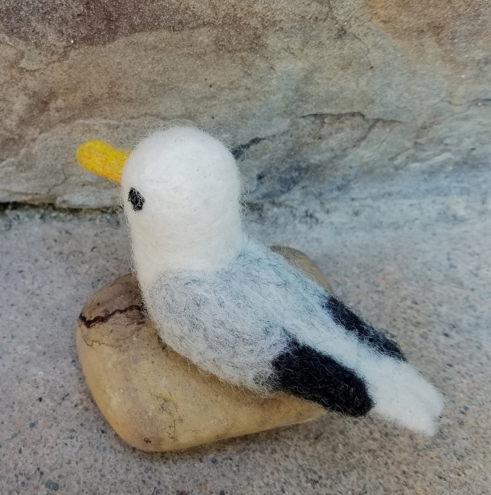 Seagull Ornament Needlefelt Seagull - Etsy