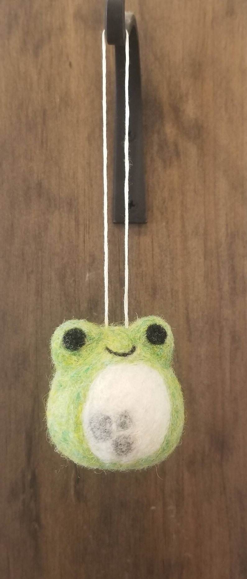 Frog Ornament Cute Needle Felt Frog - Etsy