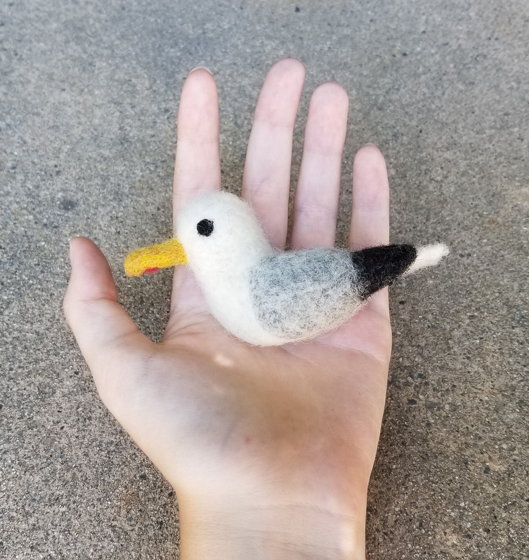 Seagull Ornament Needlefelt Seagull - Etsy