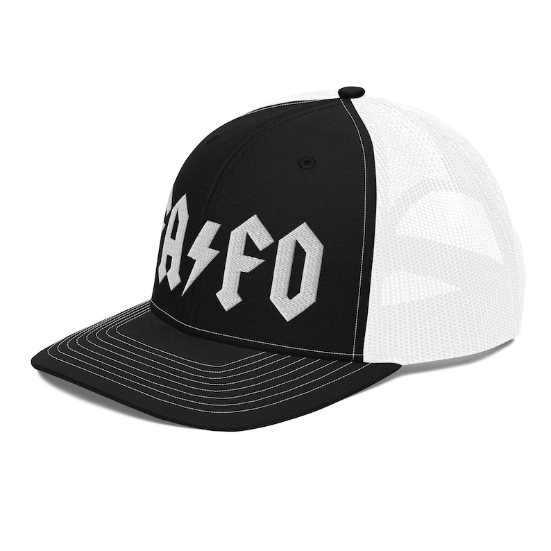 FAFO Trucker Hat Mesh Back Cap, Mid Profile, Richardson 112, F Around ...