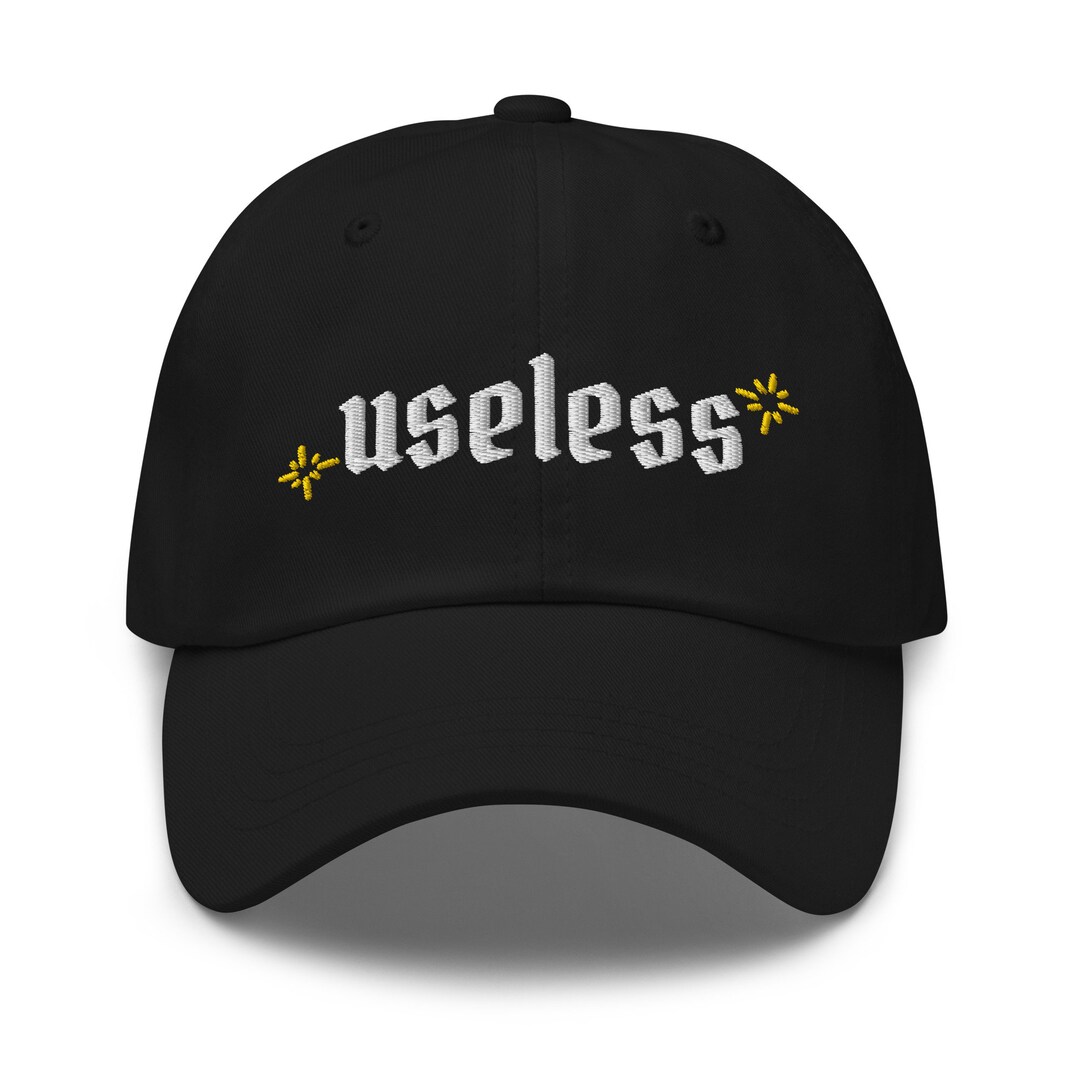 Useless Dad Hat - Low Profile, Curved Visor, Cap, Strapback, Mental ...