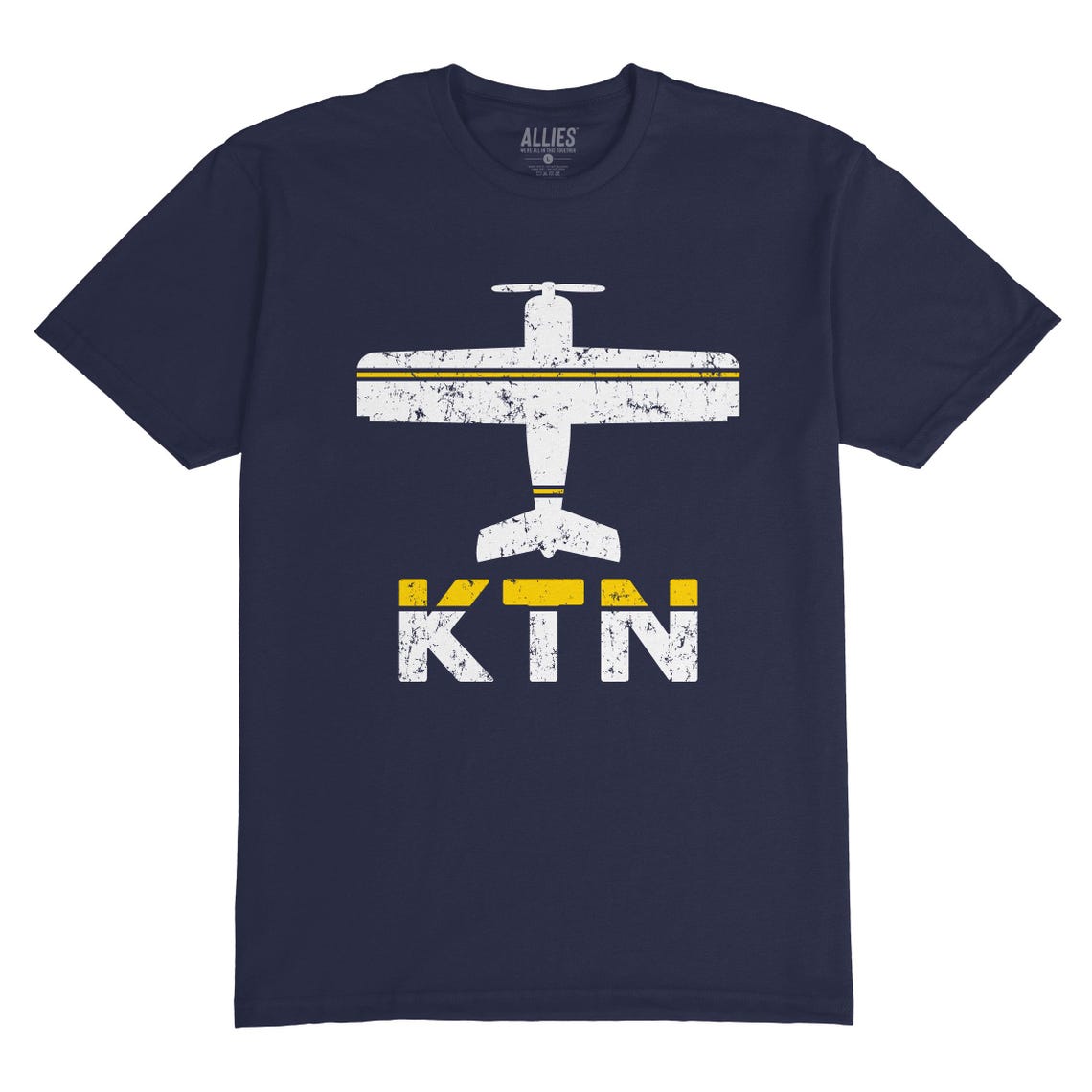 Ketchikan KTN Airport T-shirt | Vintage Retro Alaska Travel Shirt for Men & Unisex | Ketchikan ...