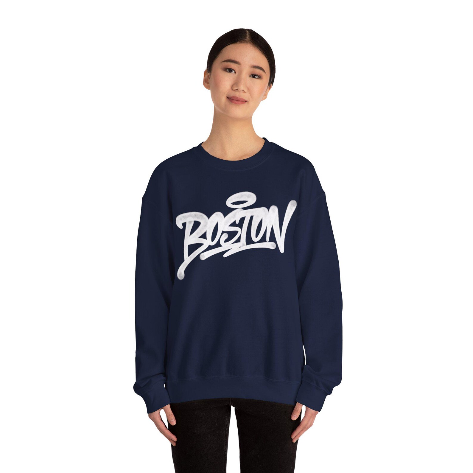 Boston Handstyle Sweatshirt | Original Graffiti Street Art Crewneck ...