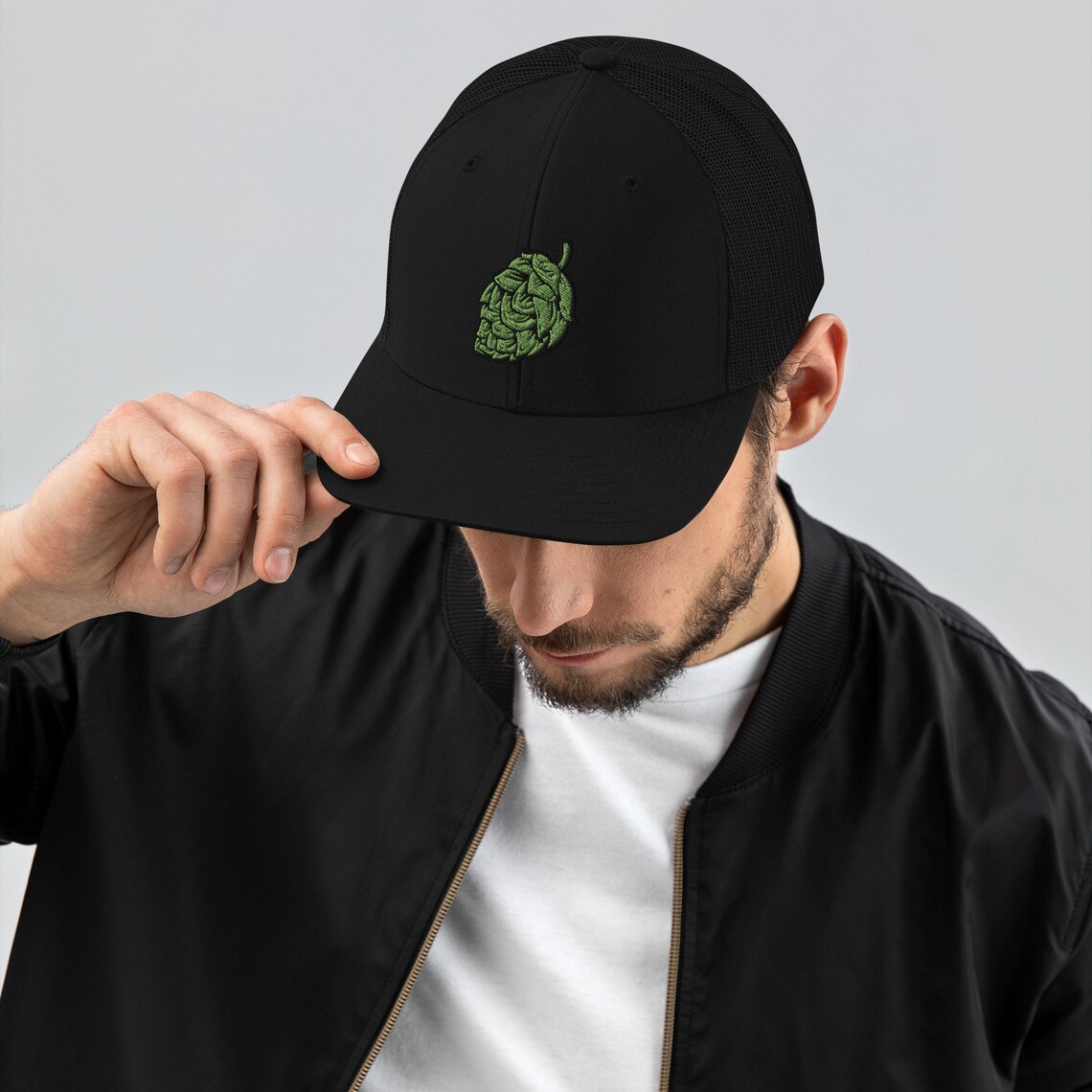 Craft Beer Trucker Hat - Beer Hop Cone, Hops, Richardson 112, Vintage ...