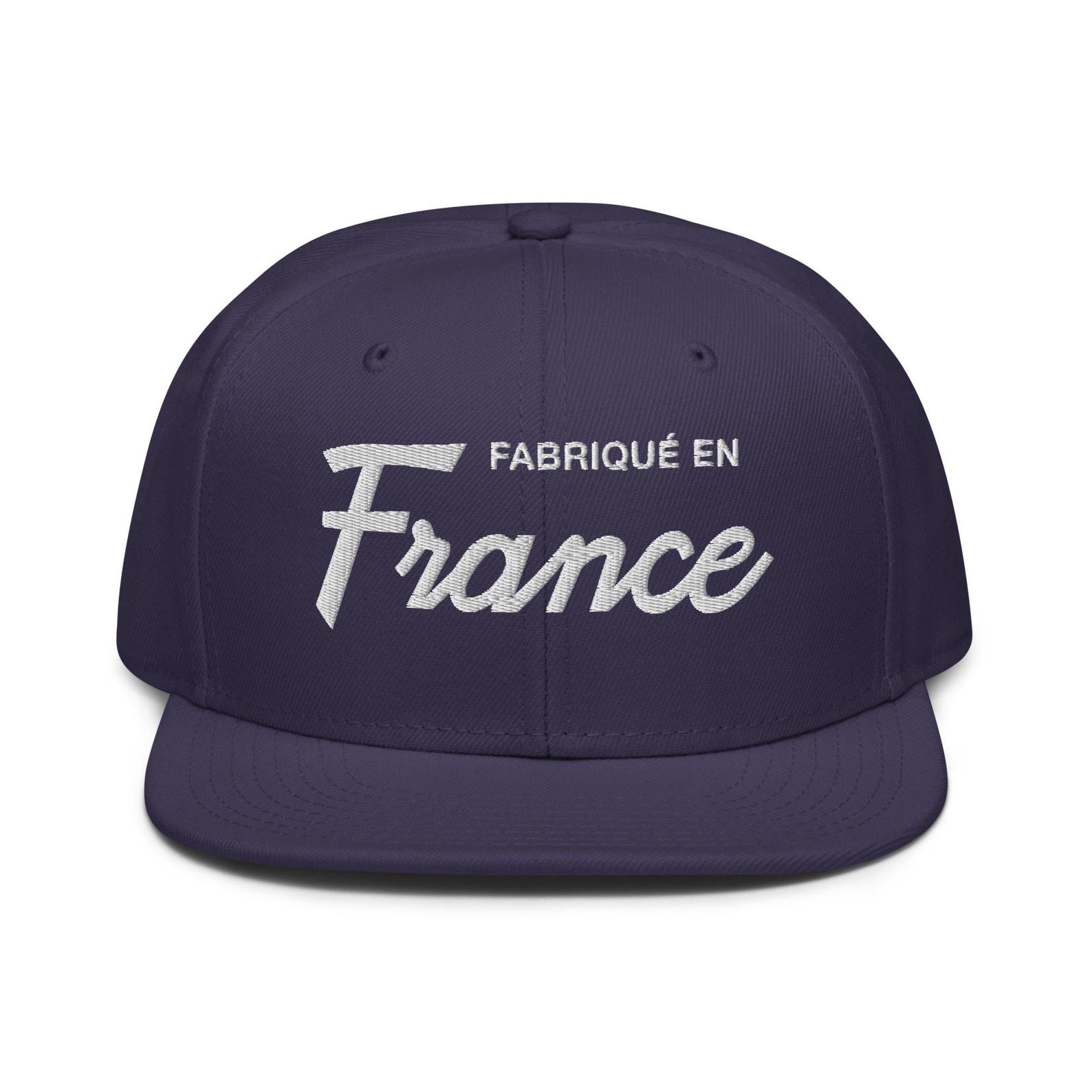 Made in France Snapback Hat | Retro Script Baseball Cap | Adjustable ...
