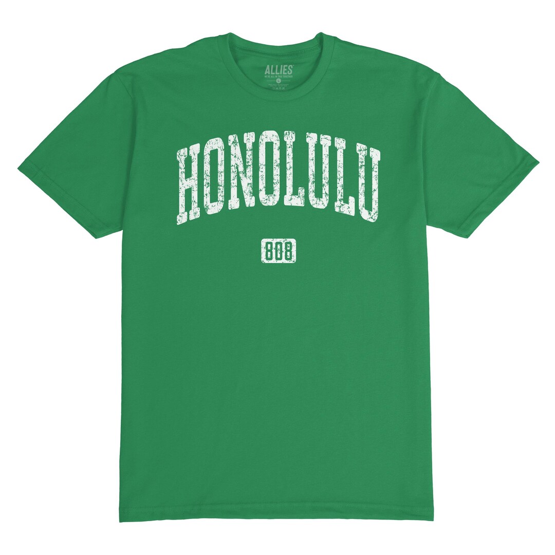 Honolulu 808 T-shirt | Vintage Hawaii Area Code 808 Shirt for Men ...