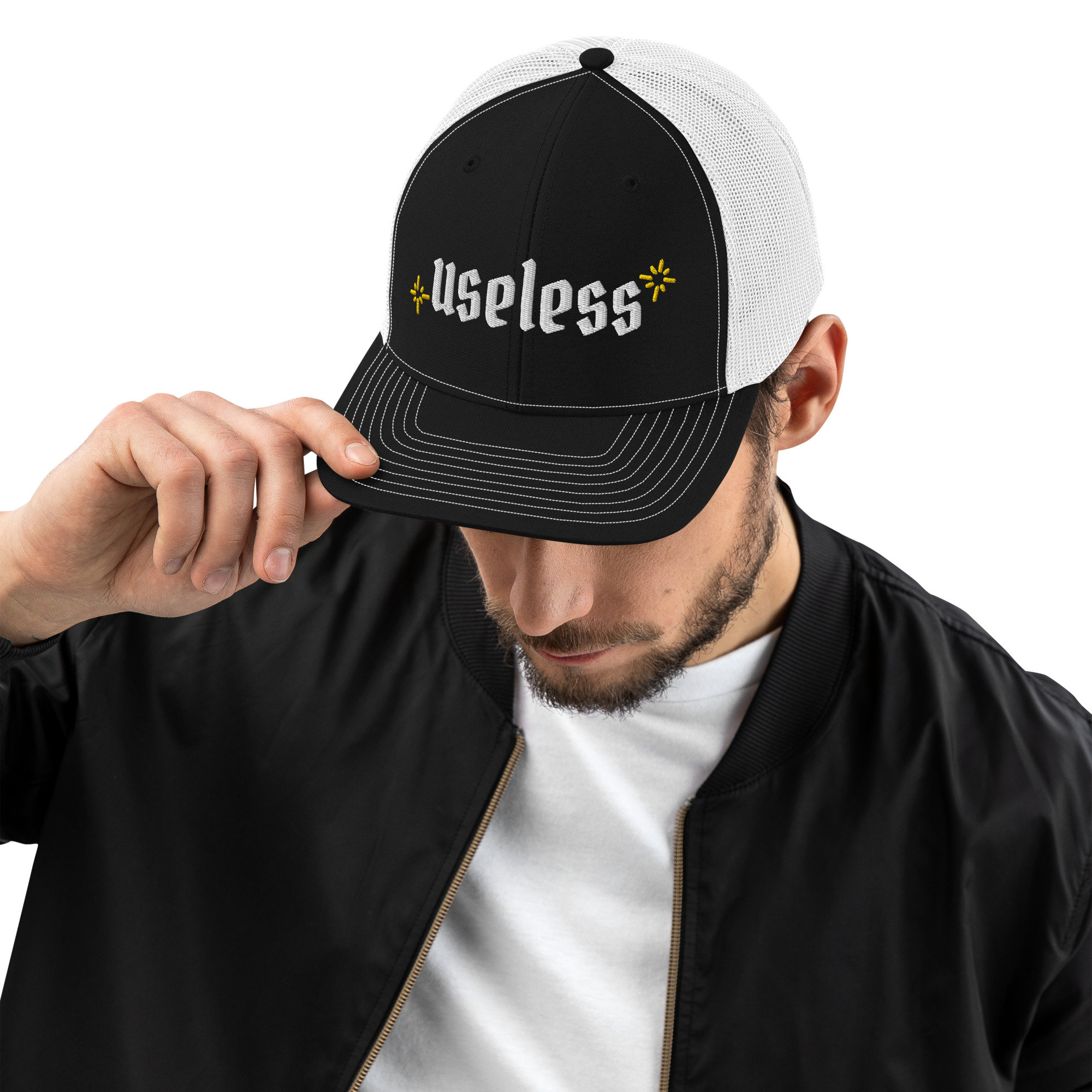 Useless Trucker Hat - Mesh Back Cap, Mid Profile, Richardson 112 ...